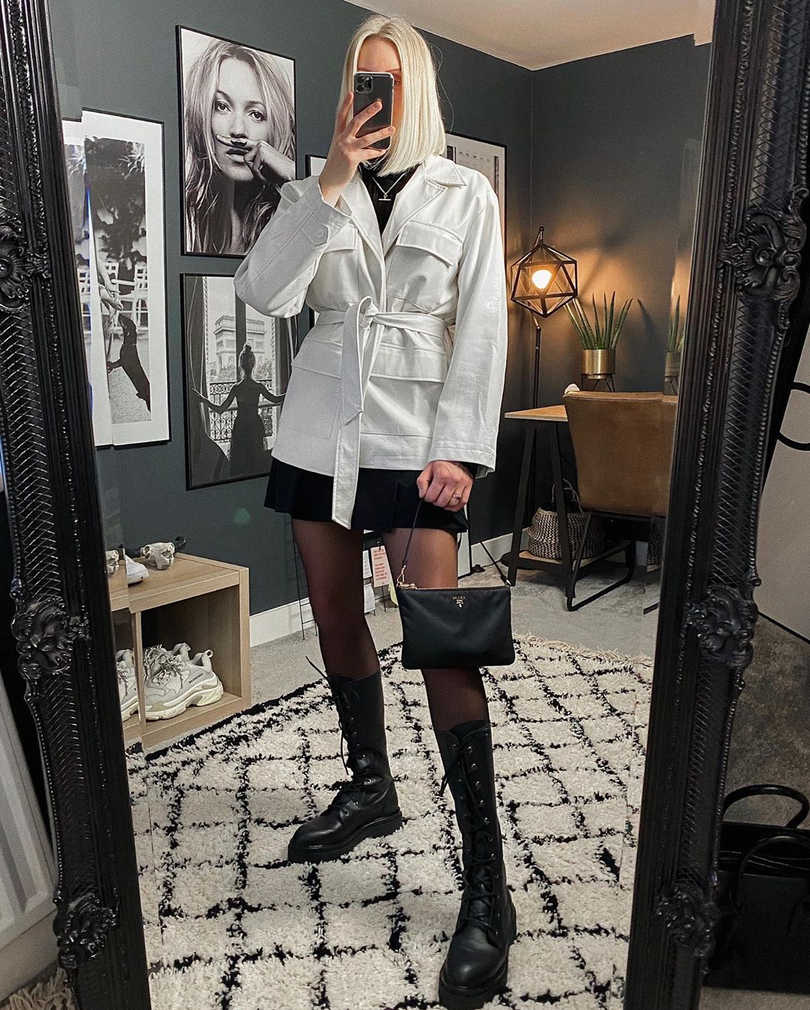 How To Wear Chunky Boots: 49 Examples 2023 | ShoesOutfitIdeas.com