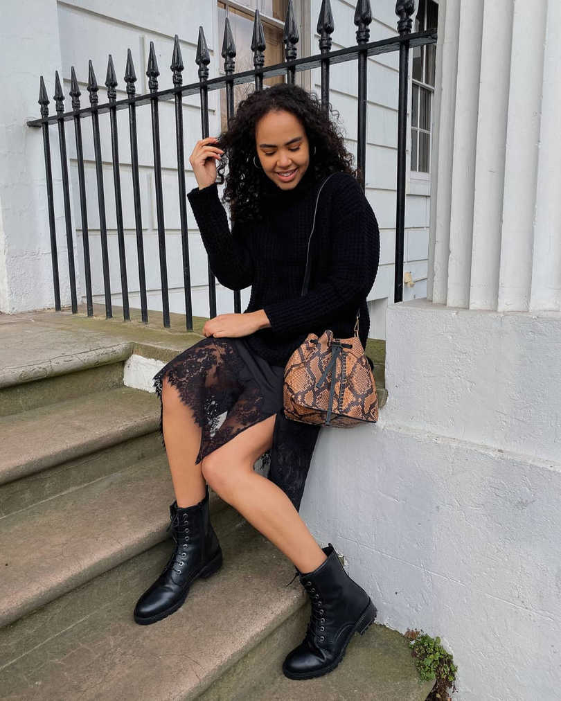 How To Wear Chunky Boots: 49 Examples 2023 | ShoesOutfitIdeas.com
