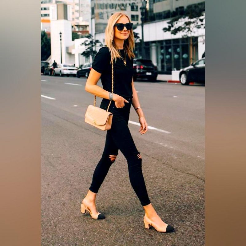 Easy Ways To Wear Trendy Slingbacks Right Now 2023 | ShoesOutfitIdeas.com